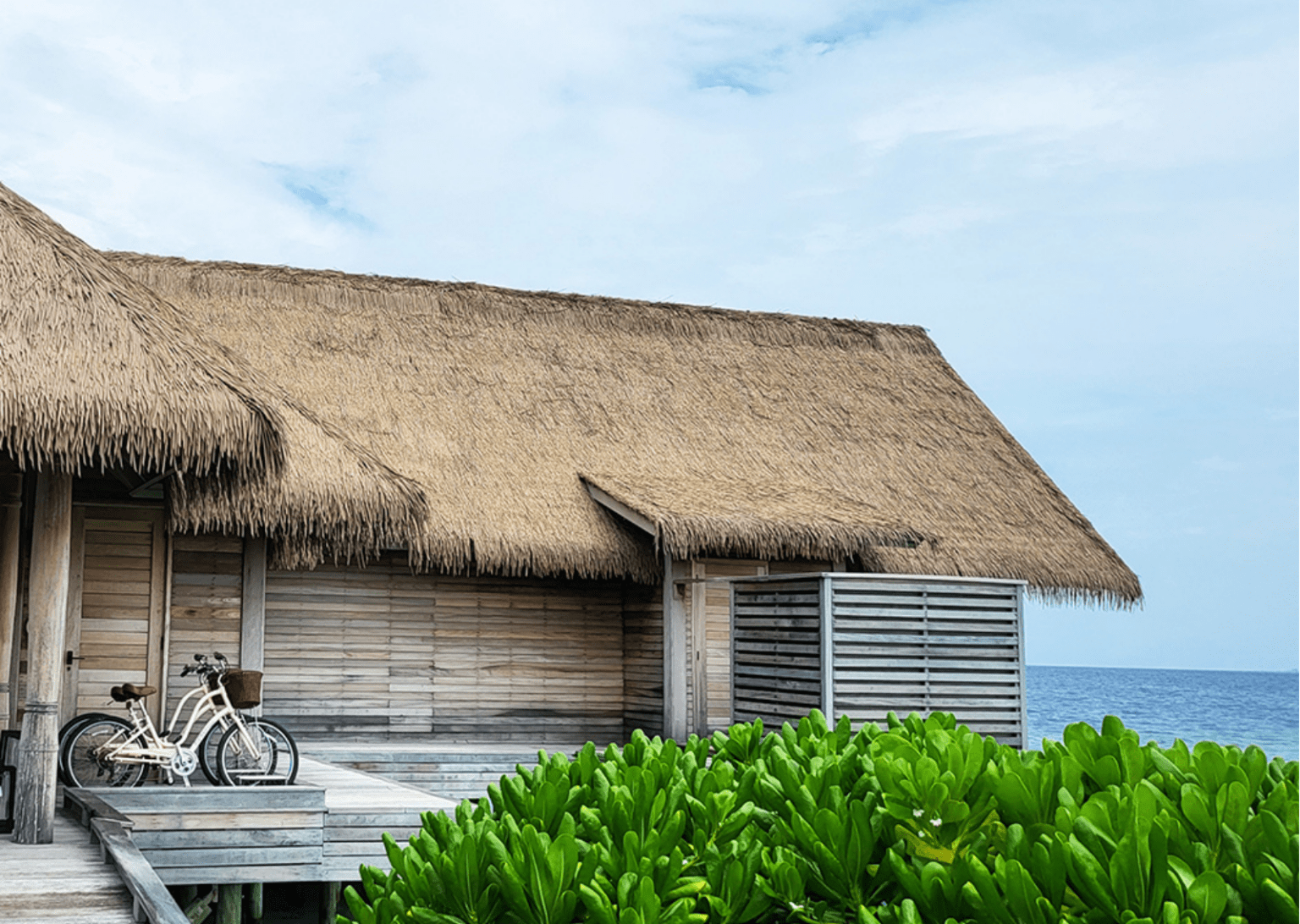 Modern Maldives Resort Design Trends Using Synthetic Kajan Roofing ...